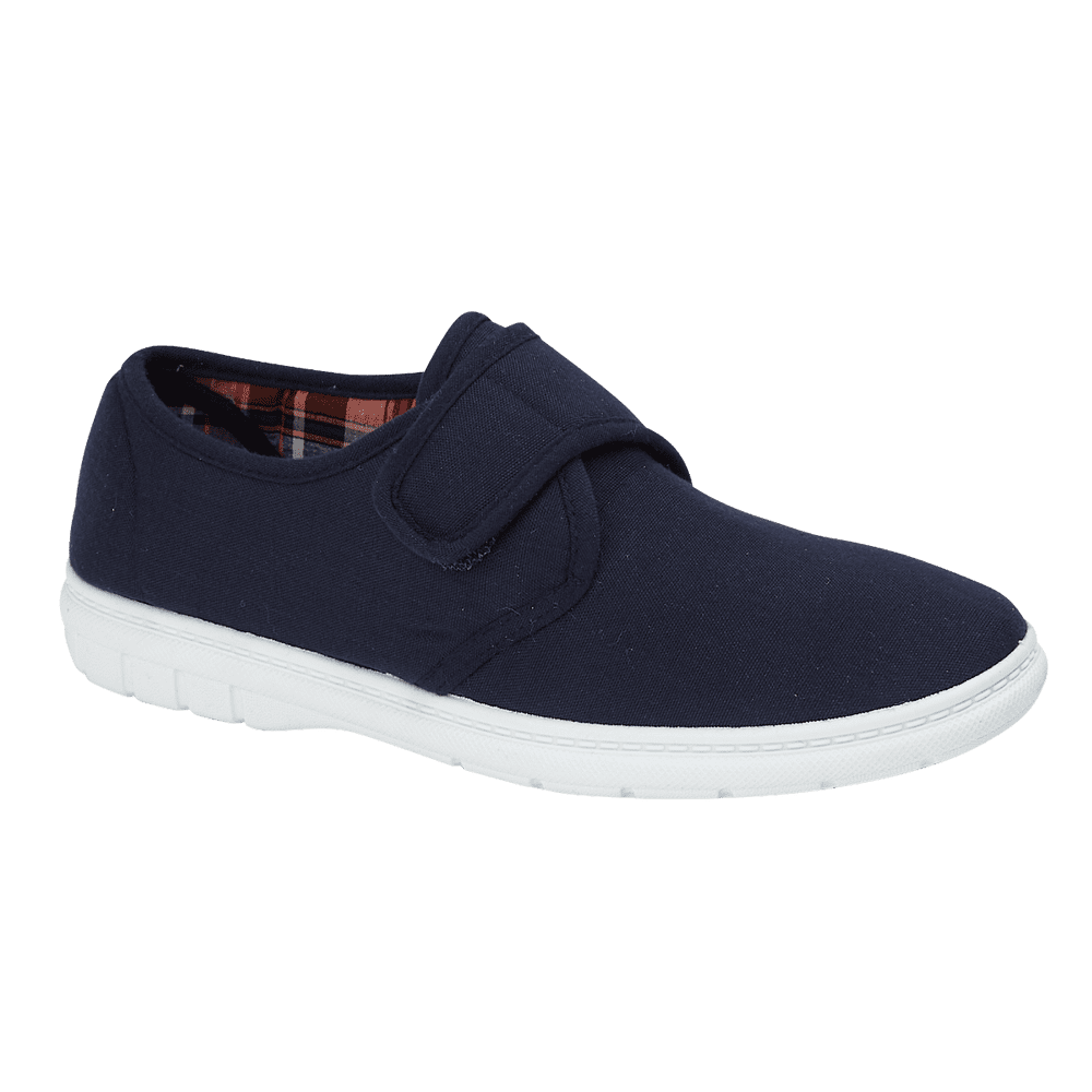 Charles Southwell Kevin Men s Canvas Touch Close Shoes - Navy