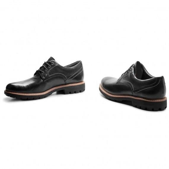 Clarks Batcombe Hall Men s Derby Shoes - Black Leather G