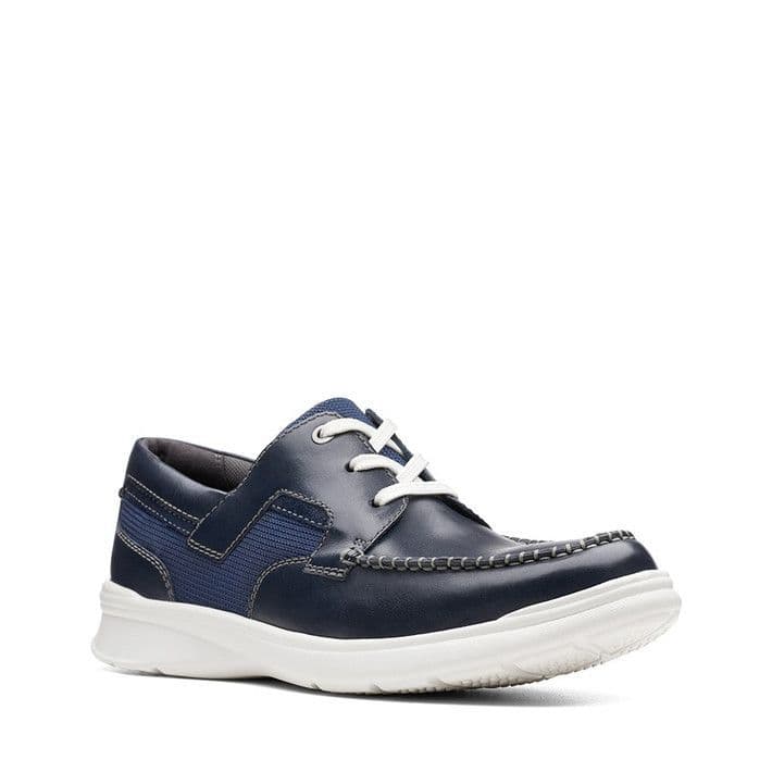 Clarks Cotrell Cove Men s Shoe - Navy Leather G