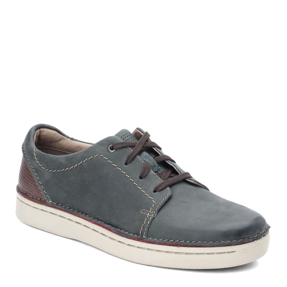 Clarks Kitna Stride Men s Leather Lace-Up Shoe - Slate Leather G