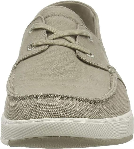 Clarks Step Isle Base Men s Canvas Boat Shoes - Sand G