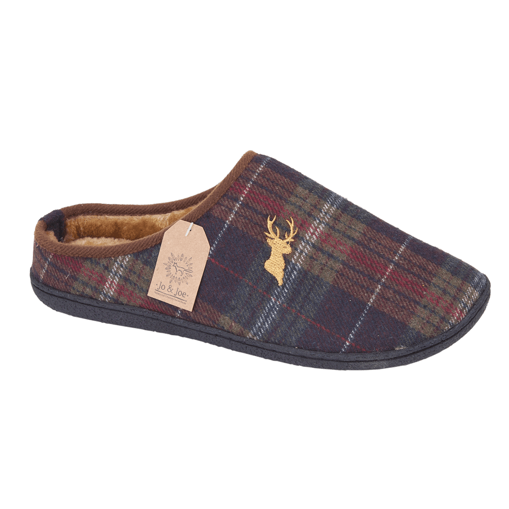 Jo & Joe Men s Slippers - Wharfdale Brown