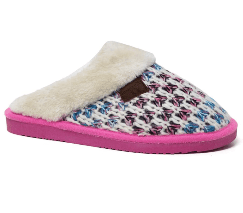 Jo & Joe Pink Candy Women s Mule Slippers - Fuschia