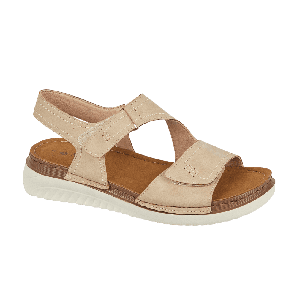 Shoe Tree Crocus Women s Touch and Close Sandals - Beige