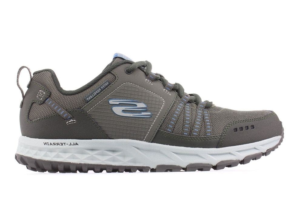 Skechers - Escape Plan Men s Water Repellant Trainer - Pewter