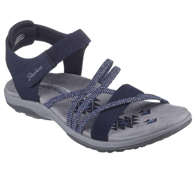 Skechers Reggae Slim Meadow Grazer Women s Sandals - Navy