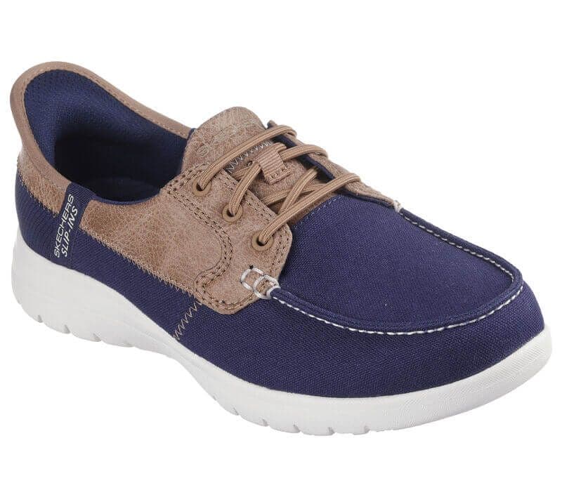 Skechers Slip-Ins On The Go Flex Women s Boat style Shoe - Navy