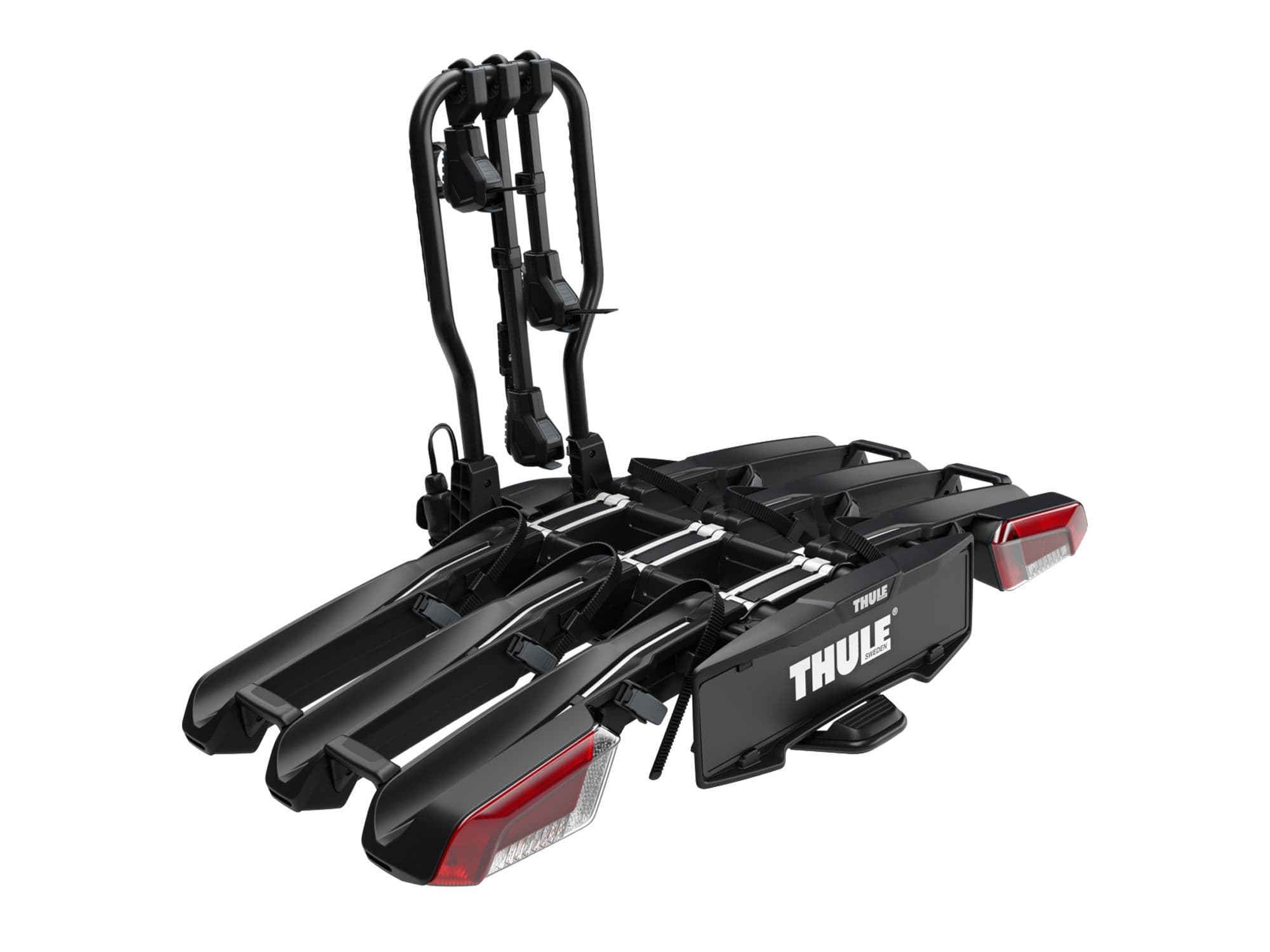 Thule EasyFold 3 Three Bike Carrier Platform Rack with Foldable Loading ...