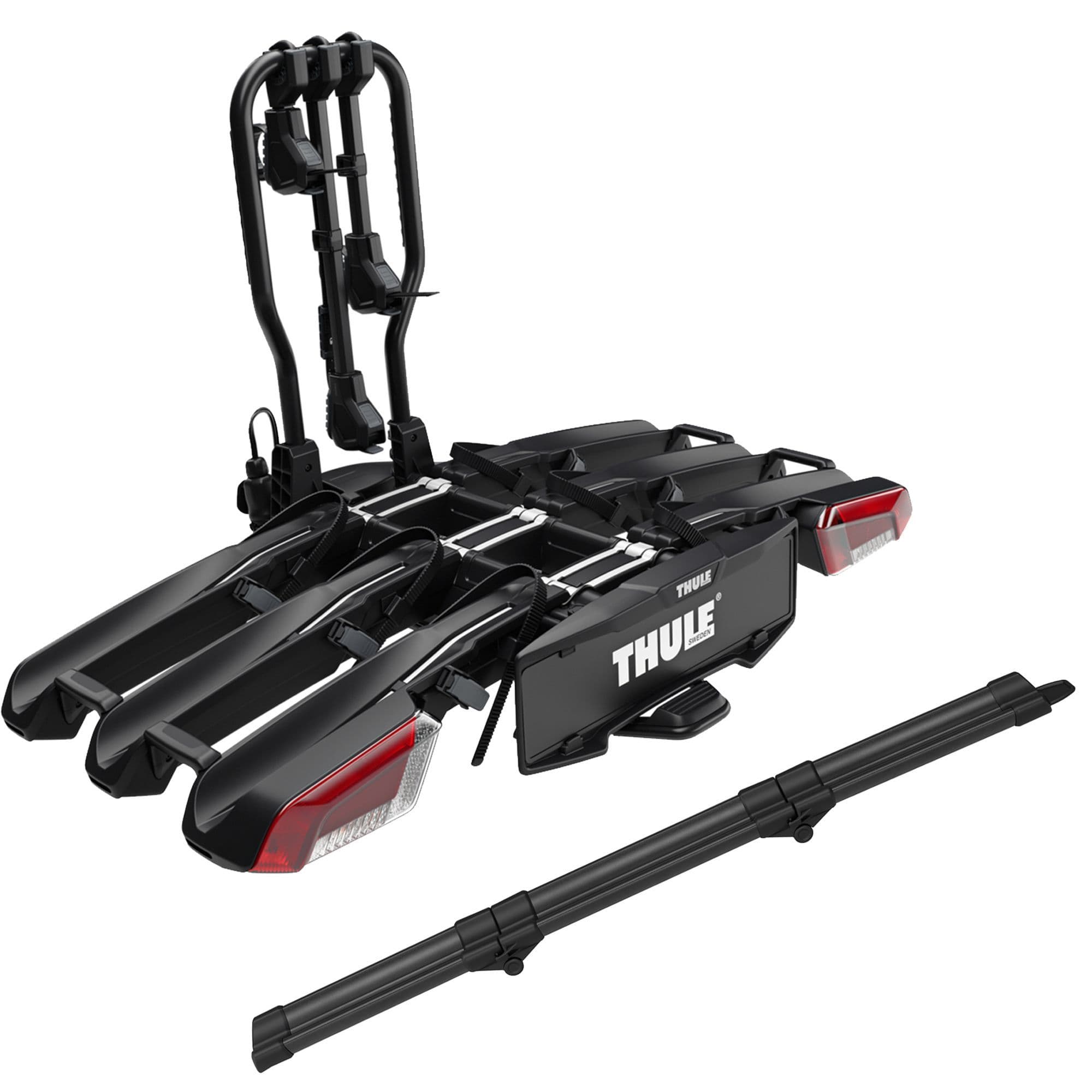 Thule EasyFold 3 Three Bike Carrier Platform Rack with Foldable Loading ...