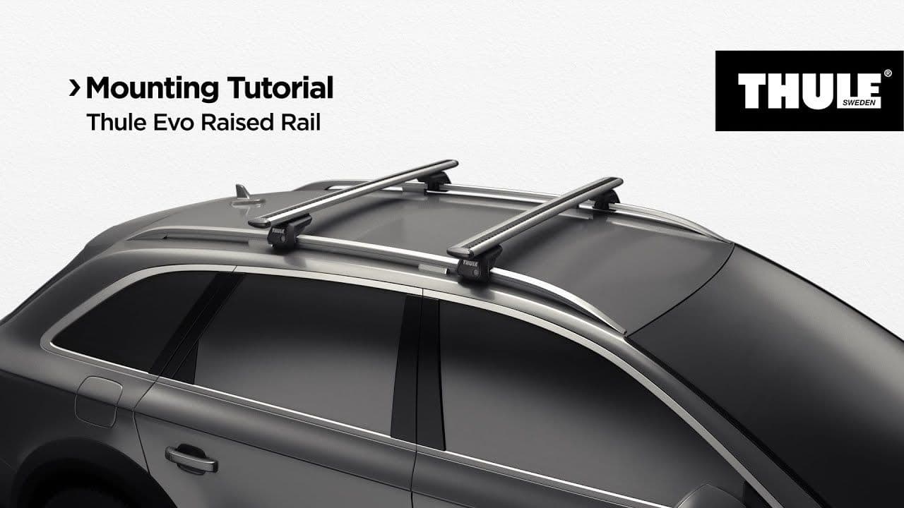 Thule Roof Rack Bars Evo WingBars Ford Ranger with Rails
