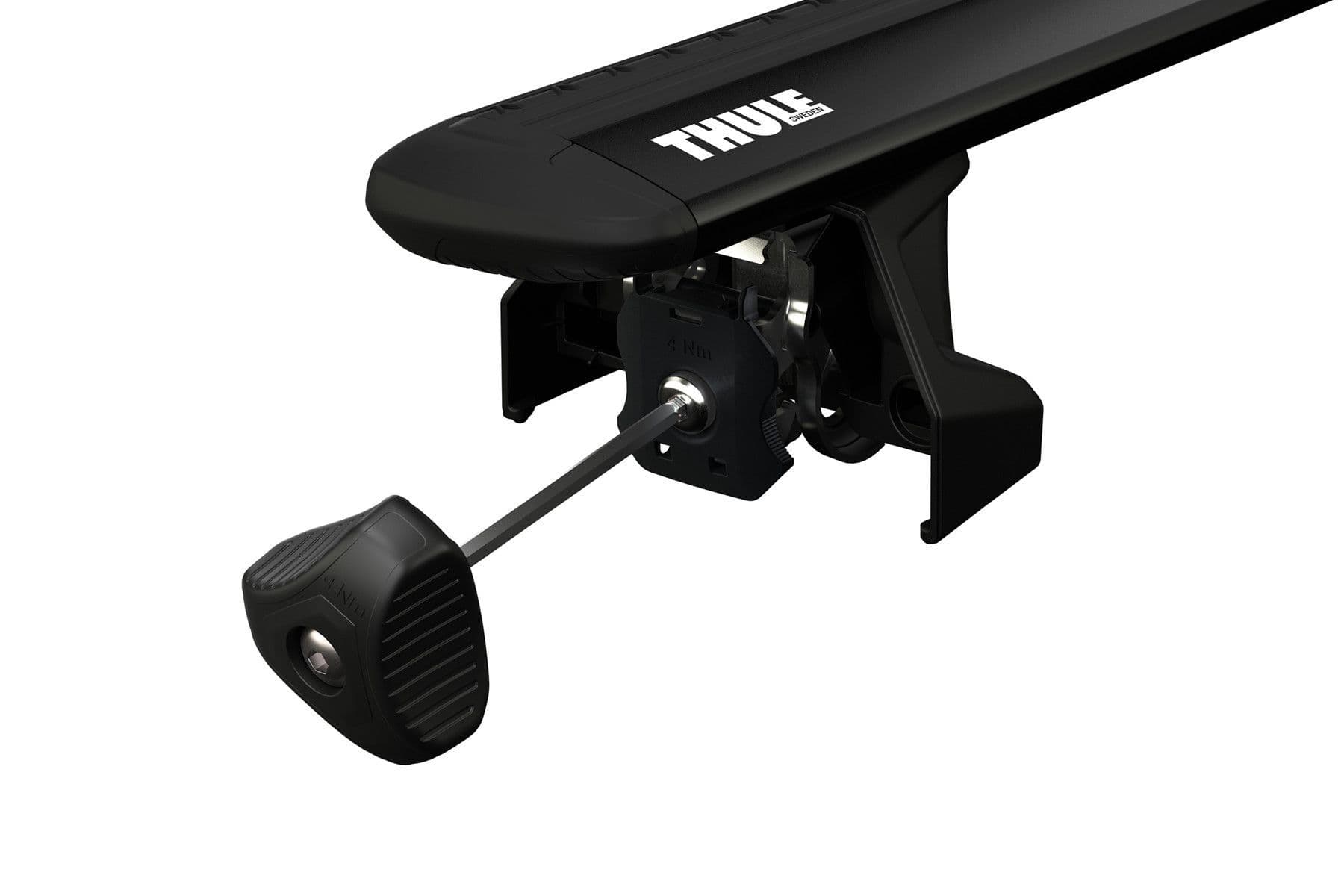 Thule Roof Rack Bars Evo WingBar Black Lexus NX 2022- onwards