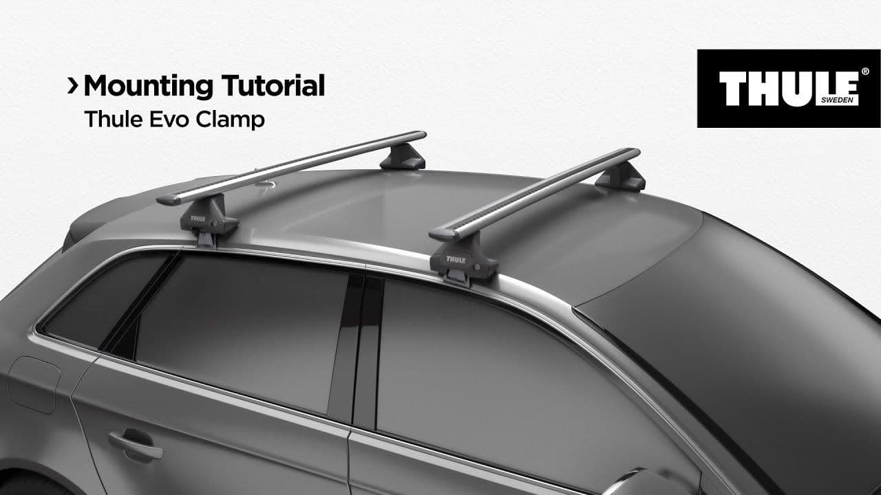 Thule Roof Rack Bars SquareBar Evo Audi A6 Avant e-tron Estate 2025 onwards