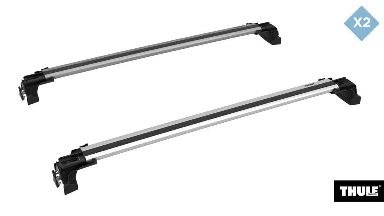 Thule WingBar Edge Black Roof Rack Bars Mercedes A Class 2018- onwards