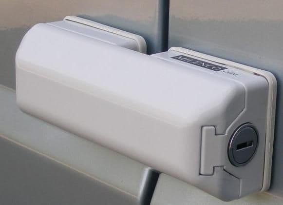 Milenco Van Security Door Lock in White: Protect Your Van and Its Contents