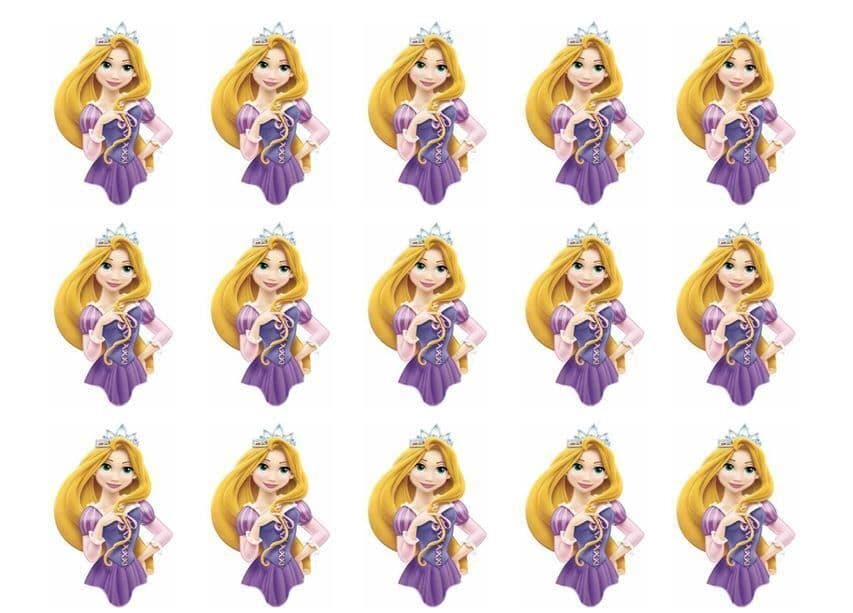 Half Body Cupcake Toppers Princess