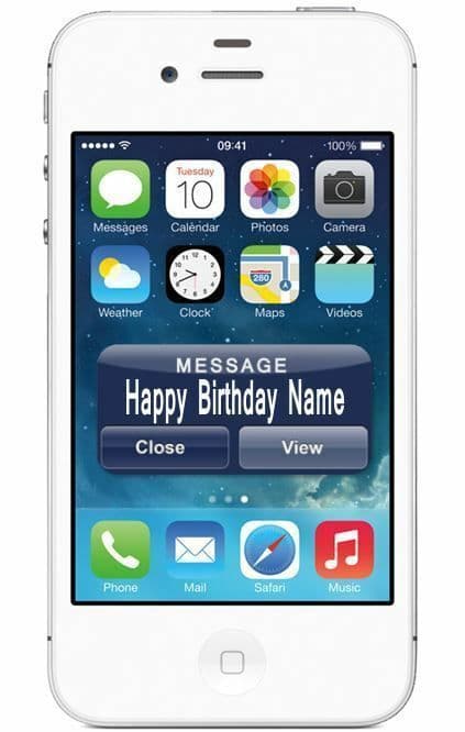iPhone Personalised Edible Icing Cake Topper PRE CUT 3 Models