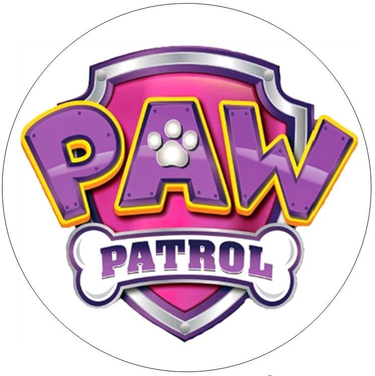 Printable Paw Patrol Pink Shield