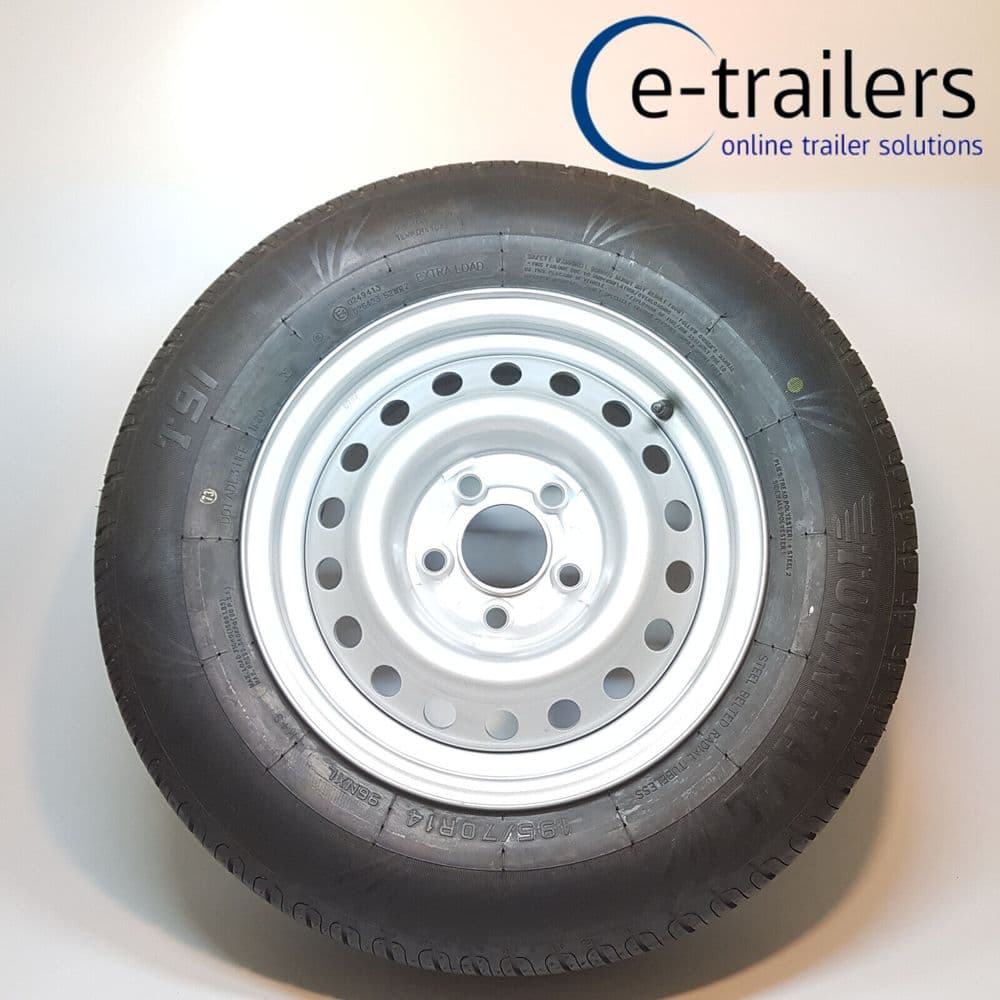 195/70R14 96NXL (710kg Max Load) 5 Stud 112mm PCD ET30 - Spare Caravan ...