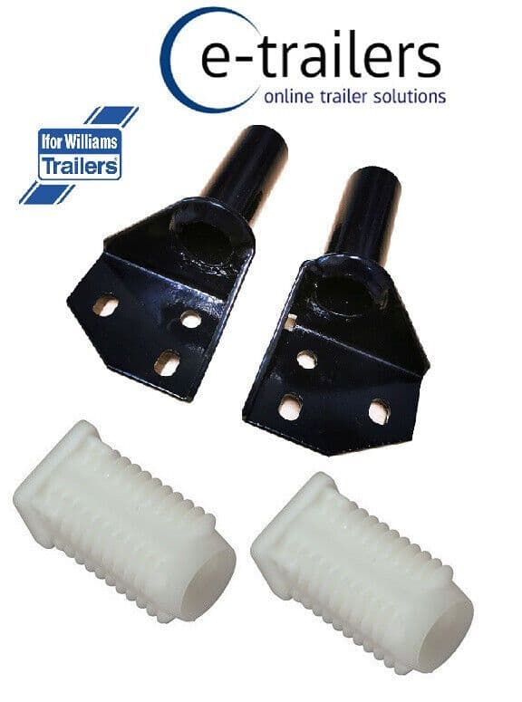 2 x Front Ramp Hinge Pins & Bushes for Ifor Williams Horse Box HB505 ...