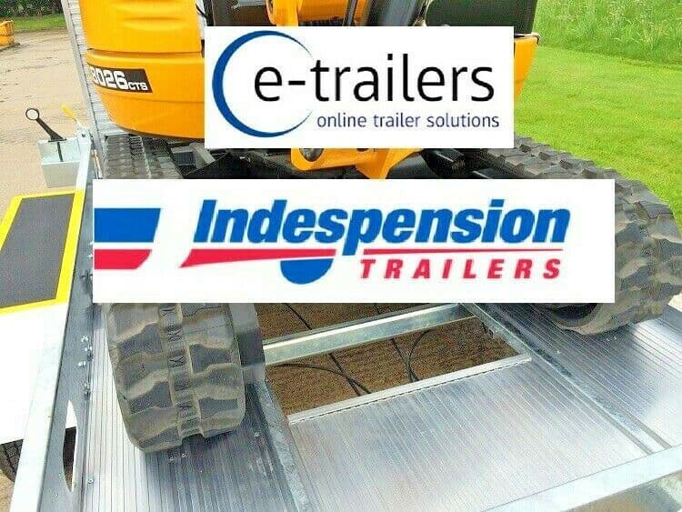 3500kg LIGHTWEIGHT PLANT DIGGER TRAILER - ALUMAX INDESPENSION 2920kg ...