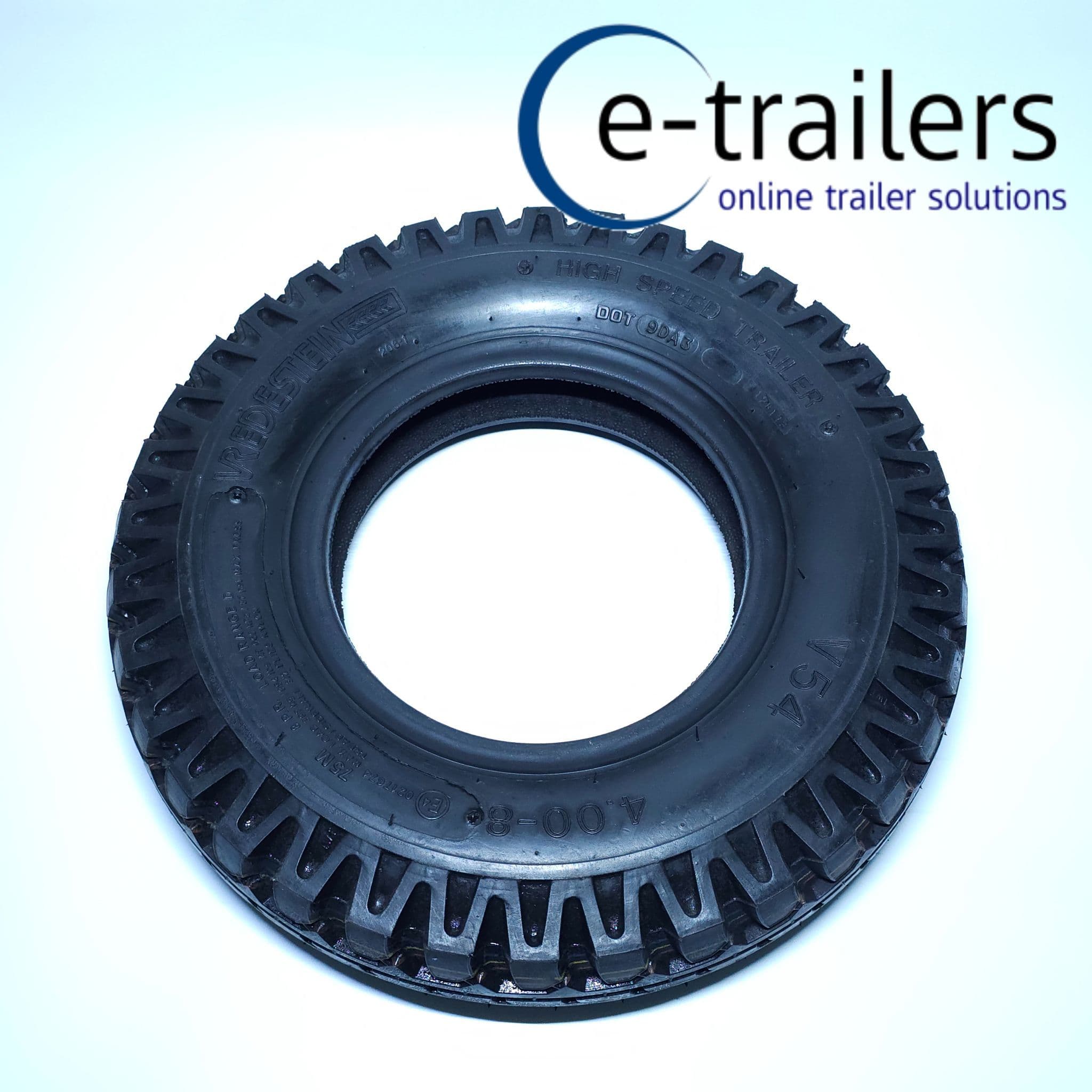 THE BEST 400x8 8PLY VREDESTEIN TRAILER TYRE FOR TOW DOLLY RATED AT ...