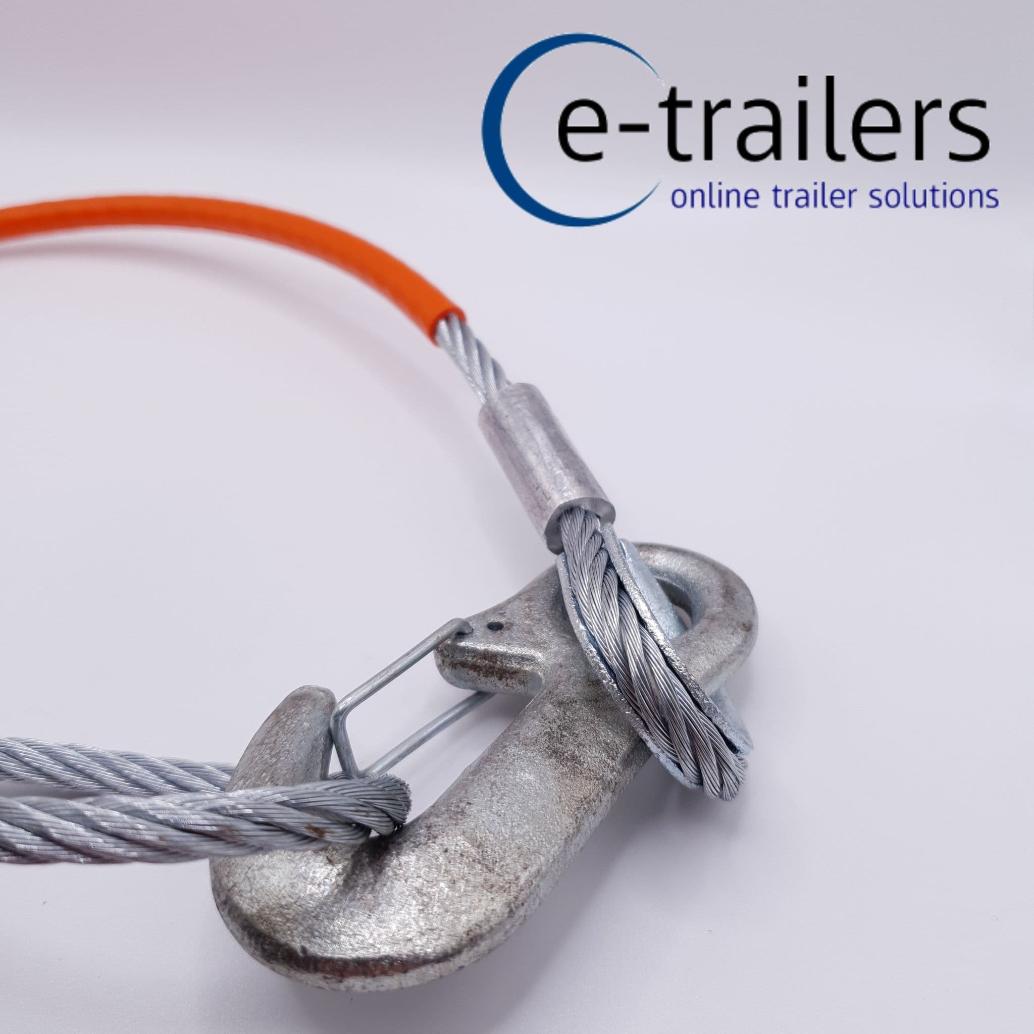 620mm Secondary Coupling Safety Cable for all unbraked trailers - Stay ...