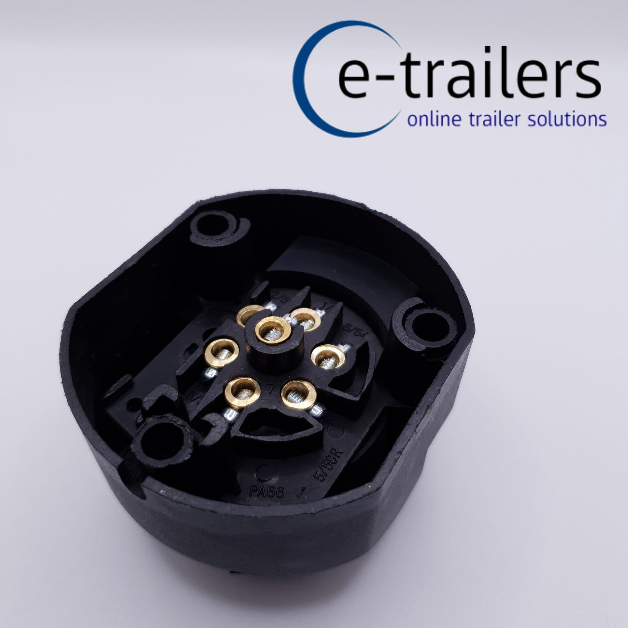 7 PIN 12N FEMALE ELECTRIC CONNECTOR SOCKET - TRAILER CARAVAN TRUCK TOWBAR