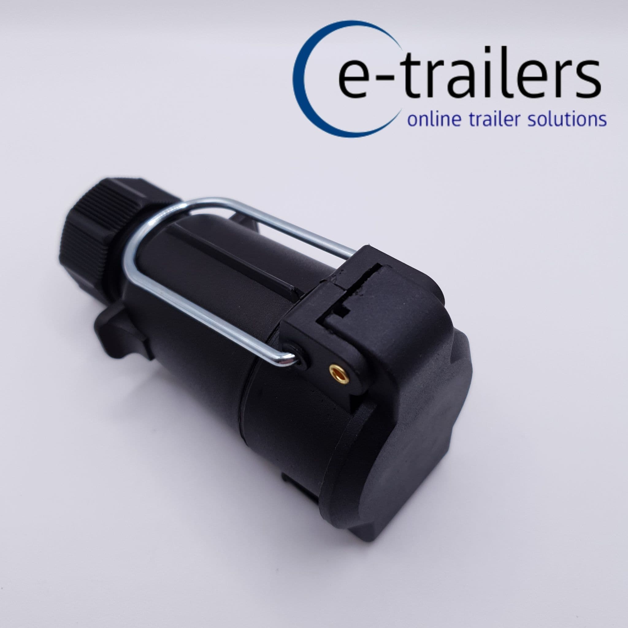 7 PIN 12N FEMALE FLY SOCKET PLUG FOR LIGHTING CABLE TRAILER CARAVAN ...