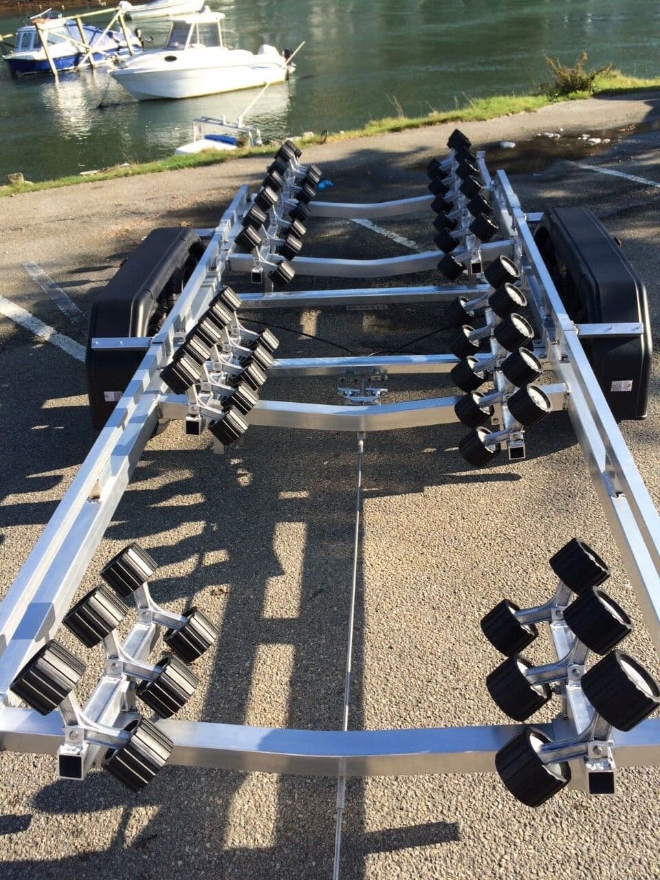 ALLOY 32 ROLLER BUNK RB32 BOAT TRAILER BUNK TO FAST LAUNCH RECOVERY ...