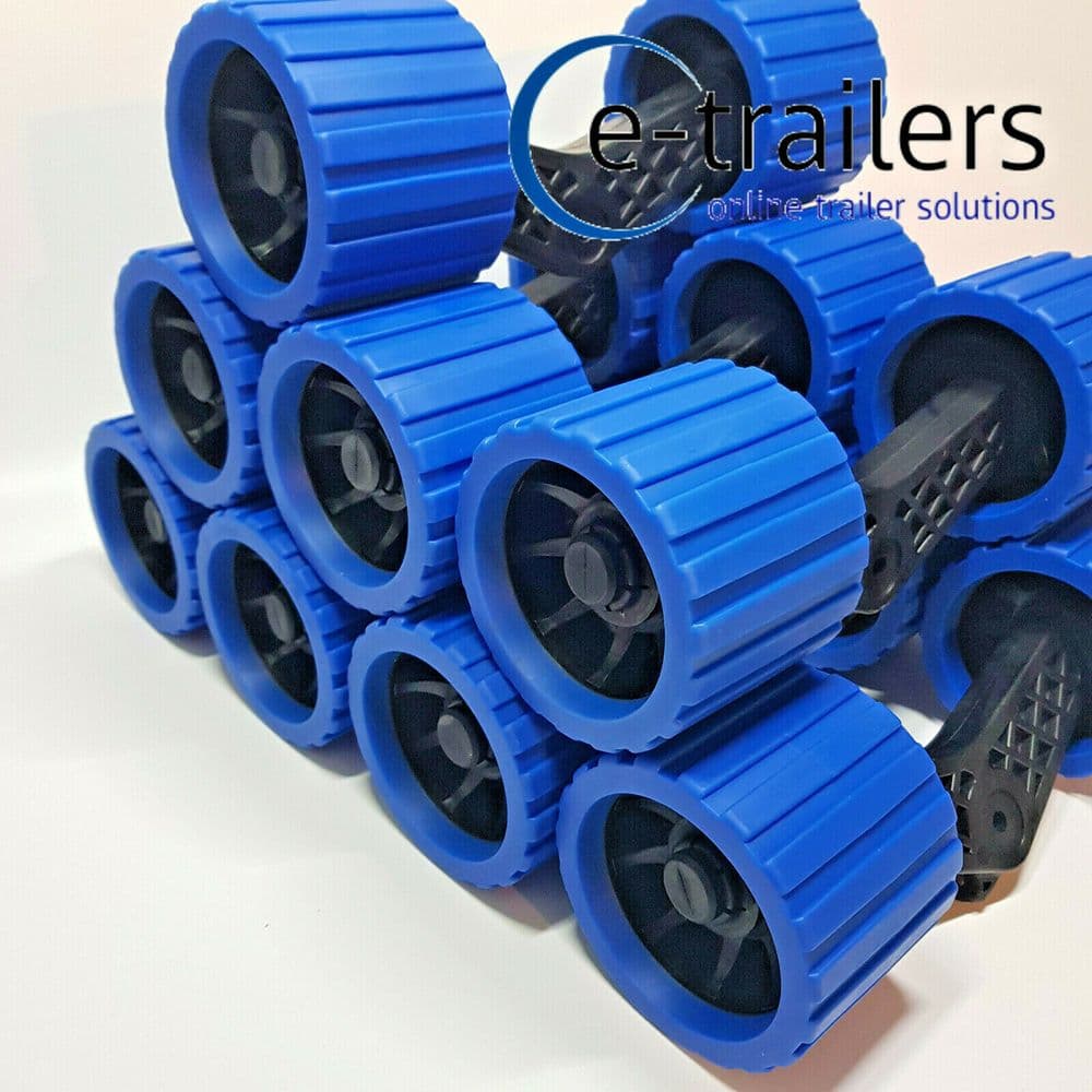 BOAT TRAILER 16 WOBBLE ROLLERS ON 8 WING BRACKETS - FITS EXTREME ...