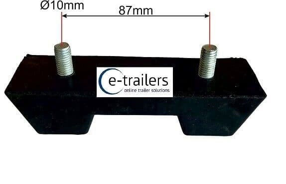 BOAT TRAILER BLACK RUBBER WINCH POST SNUBBER BLOCK OR KEEL SUPPORT ...