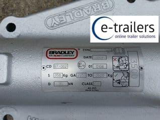 Bradley Doublelock Hydratow Coupling H35MF HU12 3500kg cast trailer ...
