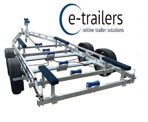 EXTREME 3500kg EXTENDED FRAME GALVANISED BUNK BOAT TRAILER - FOR BOATS ...