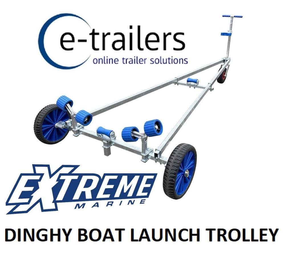 EXTREME Trailers - Boat Dinghy Launcher Deluxe Launch Trolley - Suits ...
