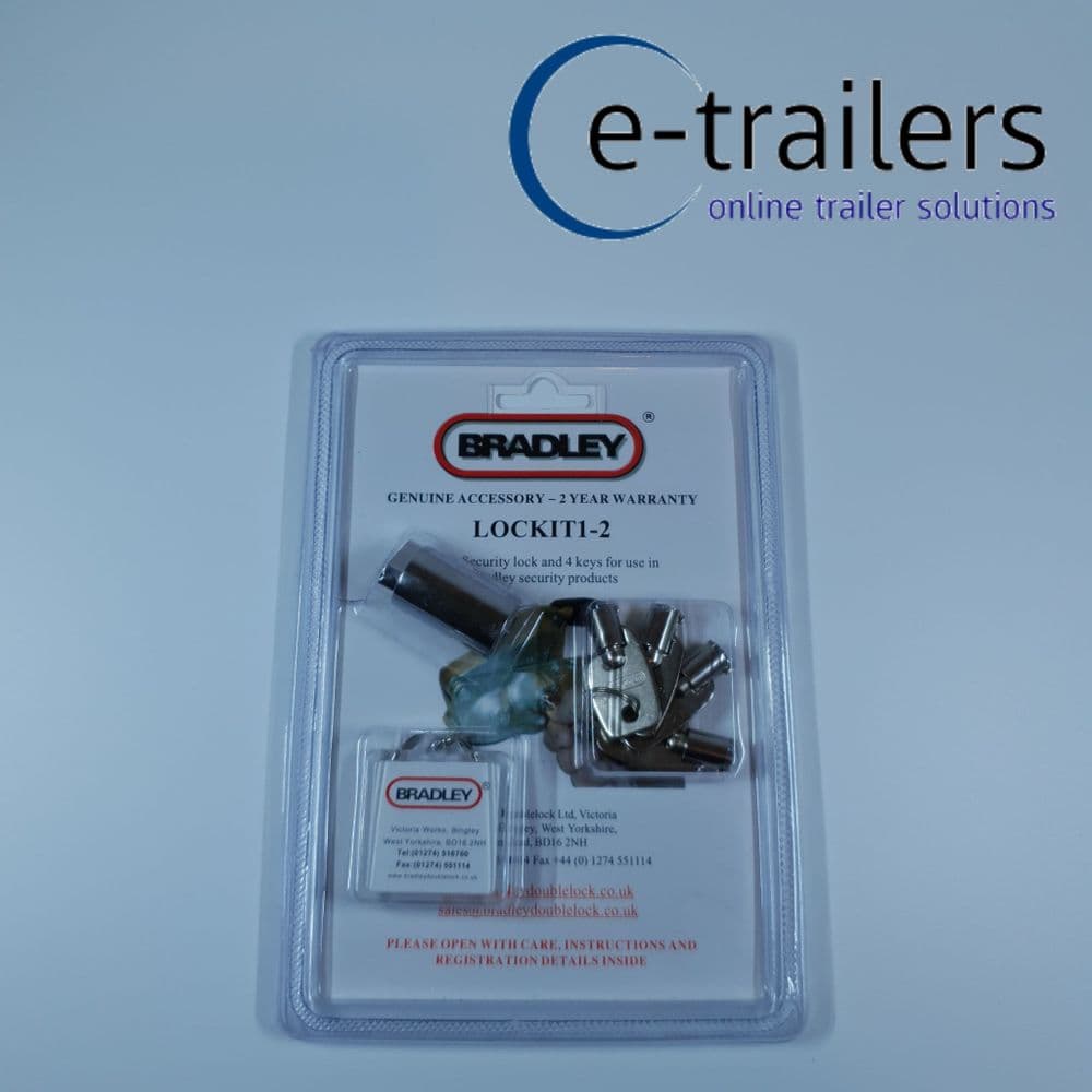 Genuine Bradley Coupling Security Hitch Coupling Barrel Lock - 4 Keys ...