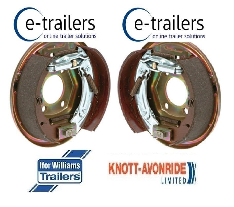 KNOTT LEFT / RIGHT 200x50 BOLT ON BACK PLATE BRAKE ASSEMBLY FOR IFOR ...