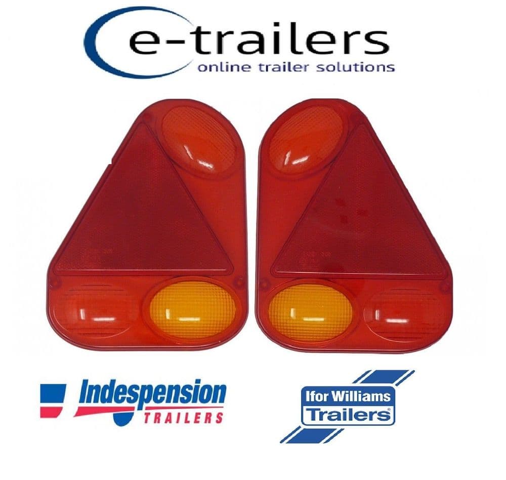 Pair of Genuine Radex 2900 Trailer Rear Light Lens - Ifor Williams ...