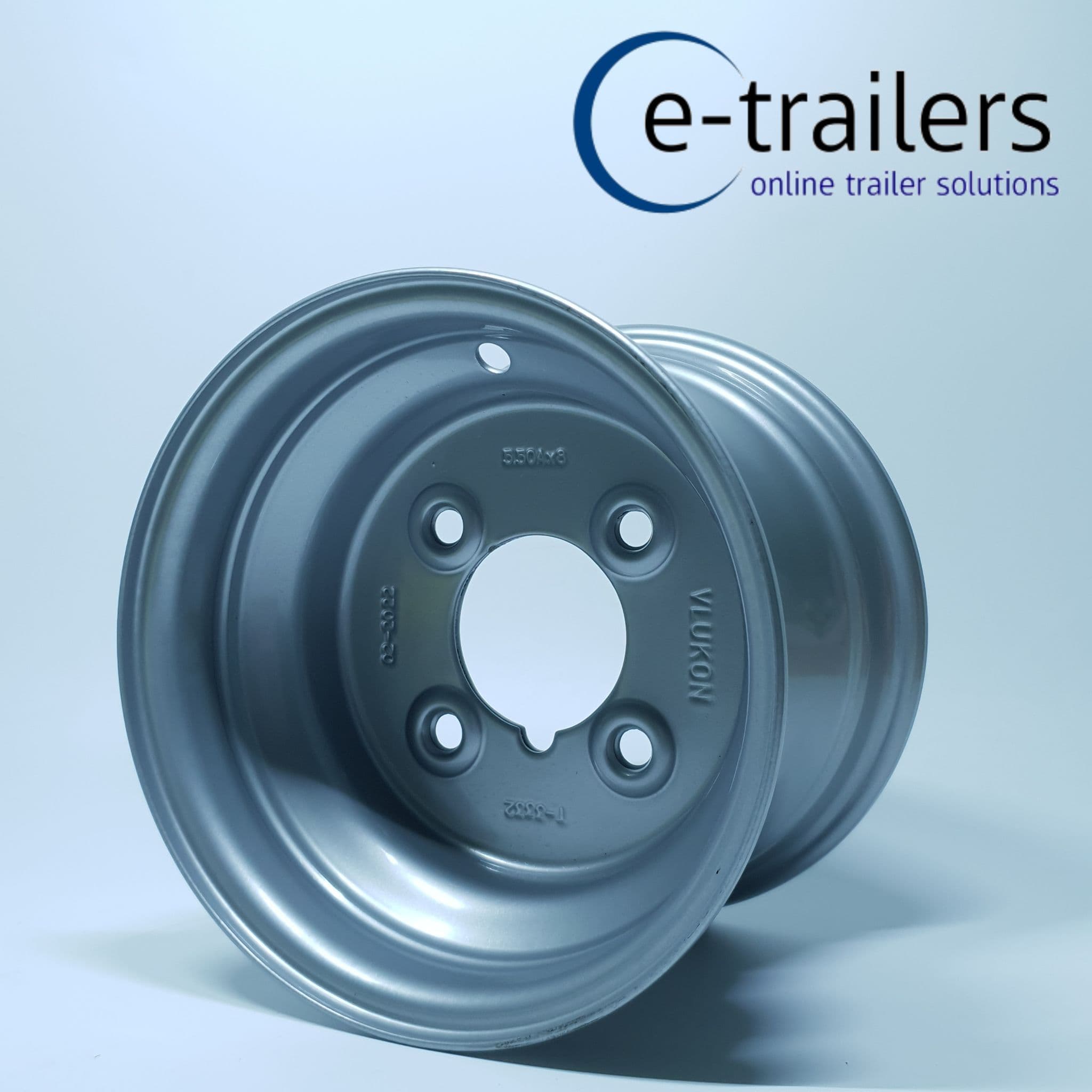 STARCO 5.50 x 8 8" ATV Trailer Wheel Rim 4" PCD 67mm Center for 16.5 x ...