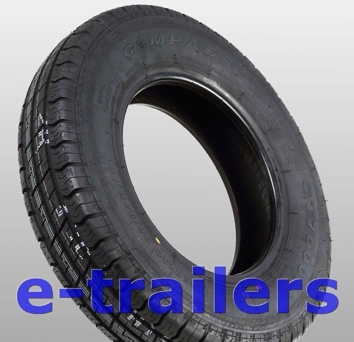 THE BEST 165R13C 165x13 96/94N 8ply 710kg COMPASS TRAILER TYRE FITS ...
