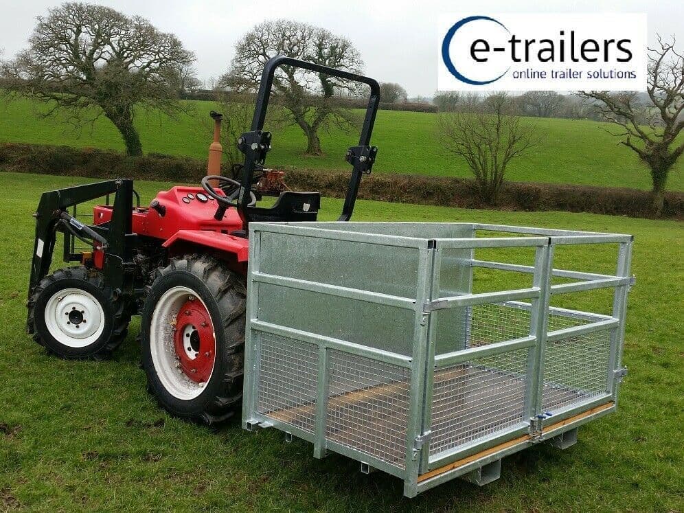 6FT Galvanised 3 Point Link & Rear Fork Pocket Tractor Stock ...