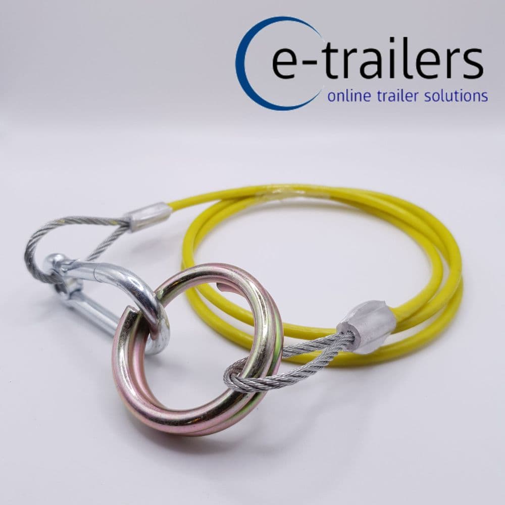 TRAILER BREAKAWAY CABLE FOR TOWING-HEAVY DUTY- QUICK RELEASE- IFOR ...