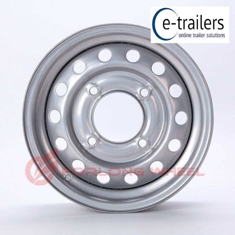 Trailer Wheel 5.5J x 13 4 stud 140mm 5.5" PCD 95mm center takes ...