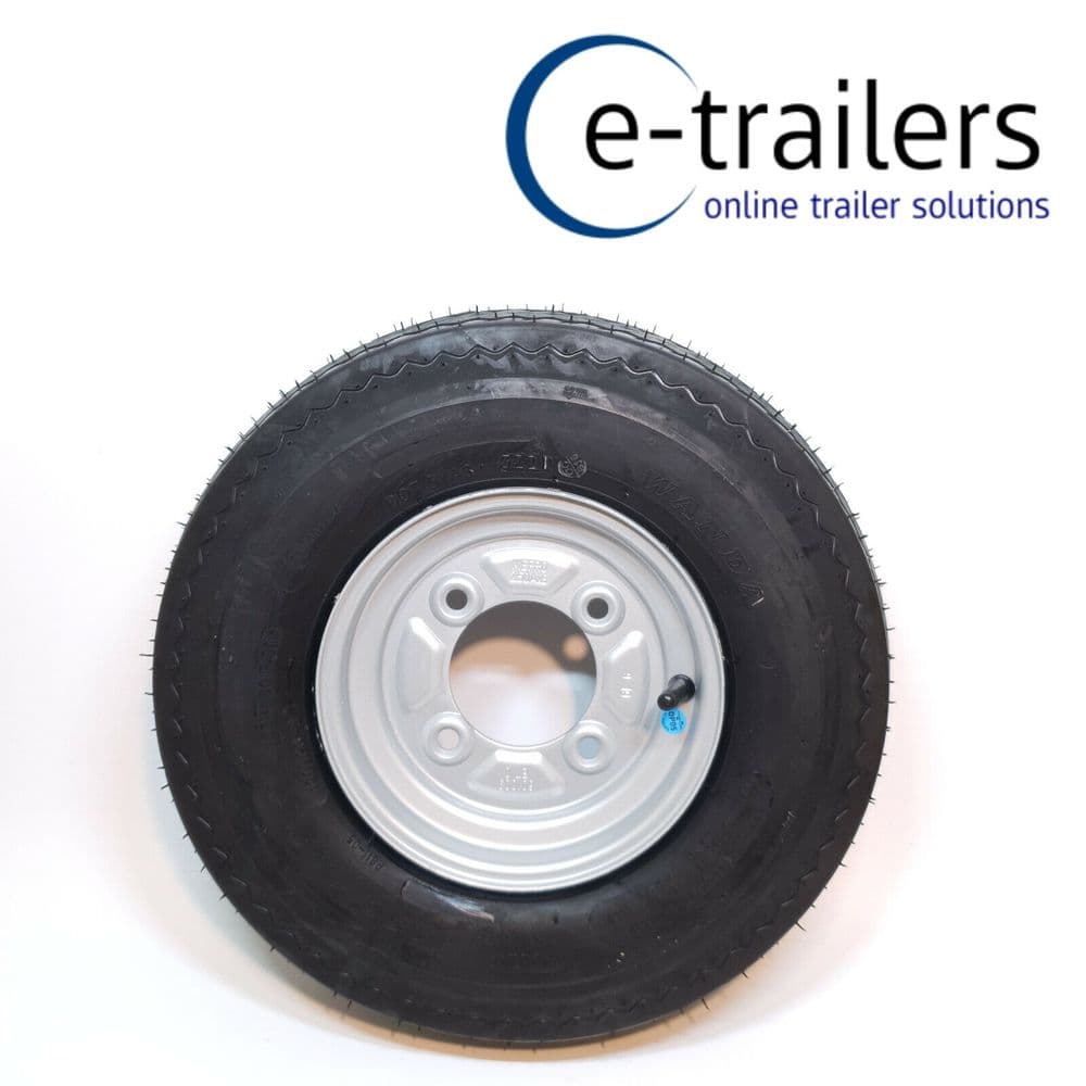 WANDA 400x8 4ply tyre 4 STUD 115mm PCD Trailer Wheel Erde Daxara 272kg ...