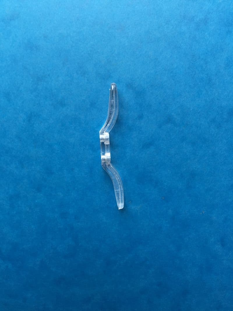 2 x CLEAR CHILD-SAFE CLEAT - SUITABLE FOR VENETIAN & CORDED ROLLER AND ...