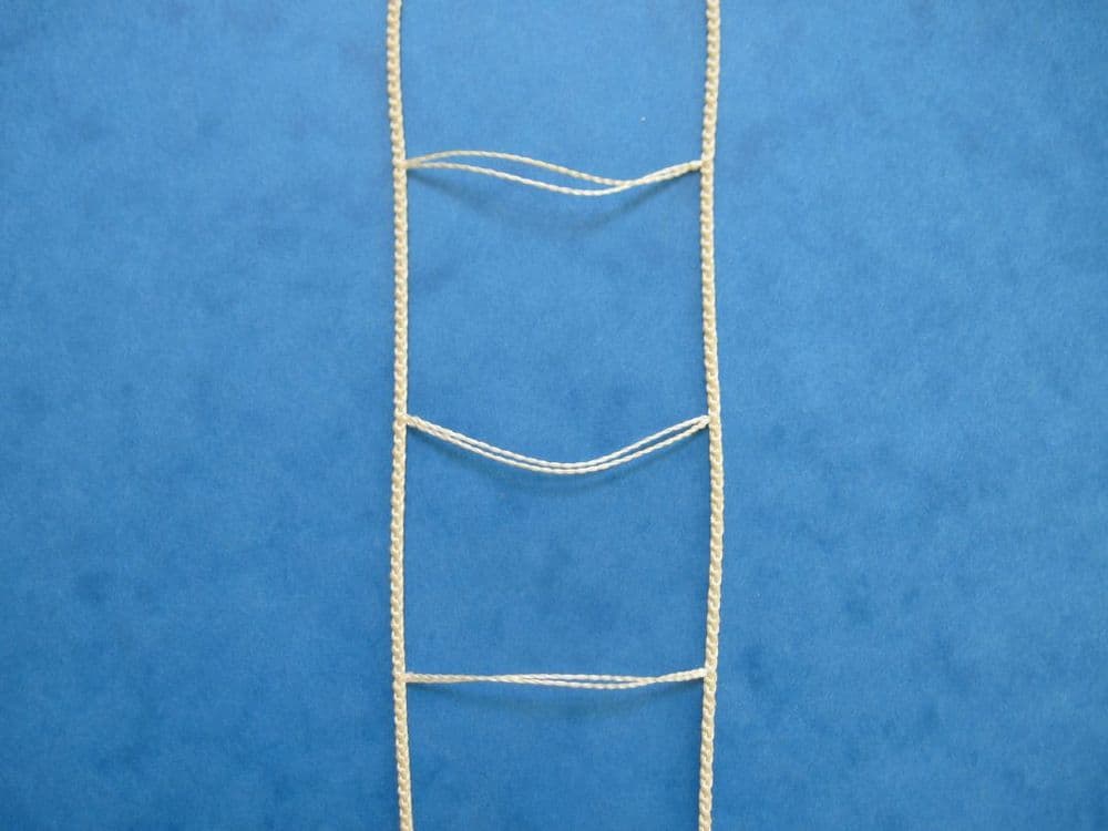 50MM 2" VENETIAN BLIND LADDER WEBBING-LADDER CORD CREAM