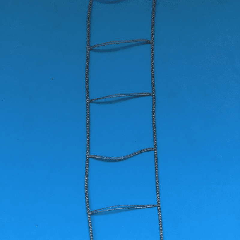 50MM 2" VENETIAN BLIND LADDER WEBBING-LADDER CORD SILVER