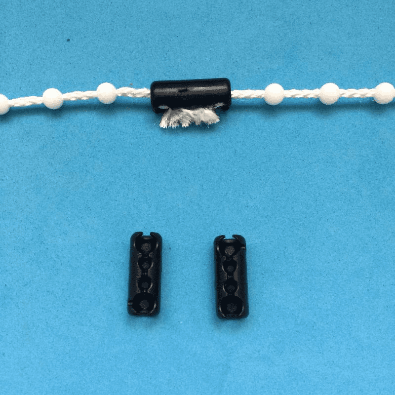 BLACK EASY BREAK BLIND CHAIN CONNECTOR JOINER CHILD SAFE SUITABLE FOR ...