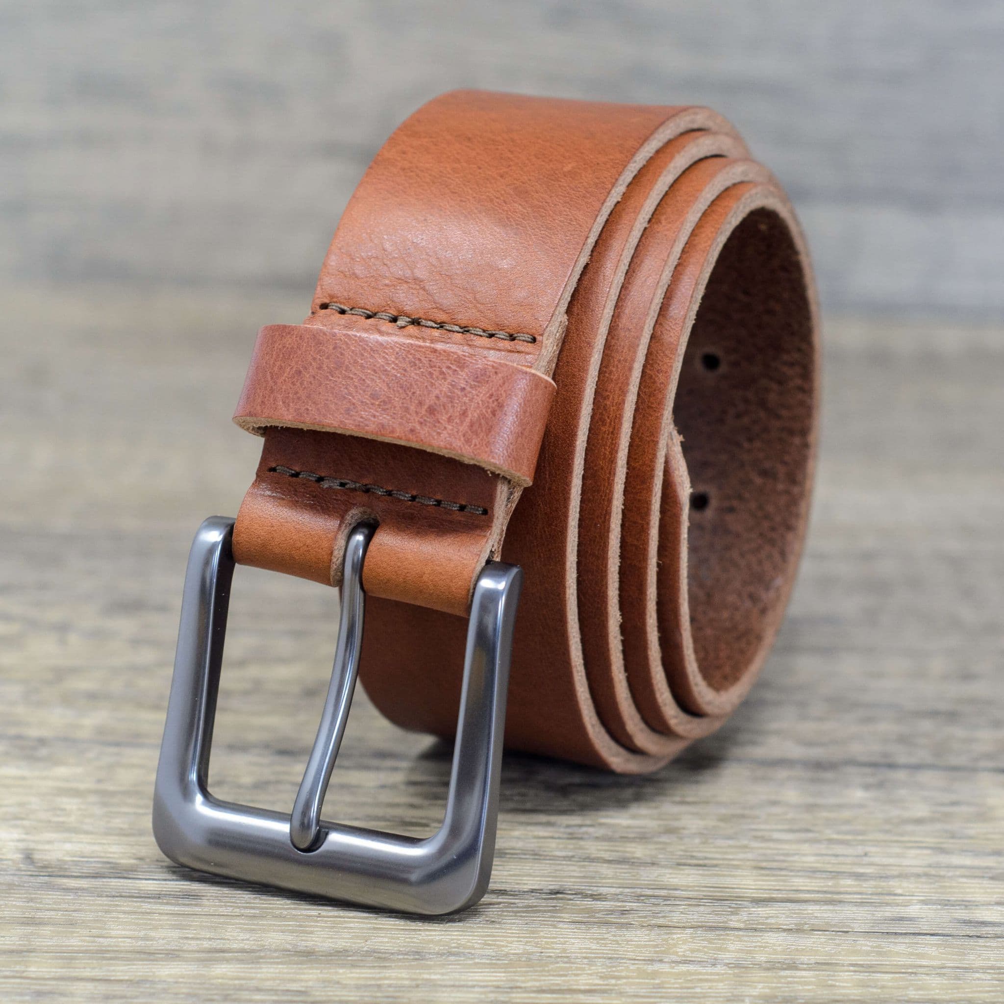 Mens dark brown leather belt store