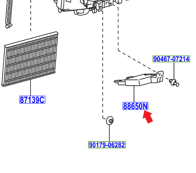 Genuine Toyota AC Amplifier 88650-74012