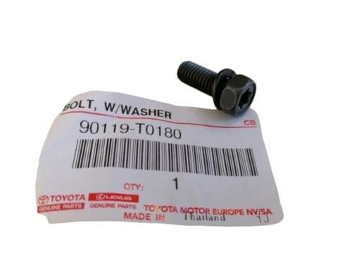 Genuine Toyota Bolt W/Washer 90119-T0180 90119T0180